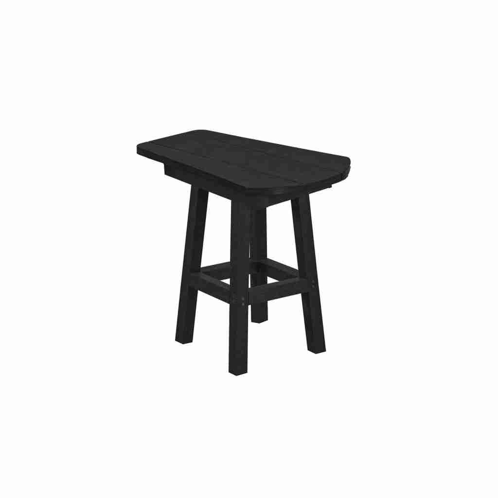 C. R. Plastic Products Counter Height Small Table - T07C - Navy & White ...